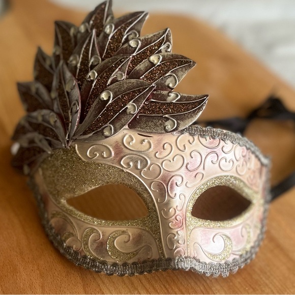 Accessories | Pink Blush Masquerade Mask | Poshmark